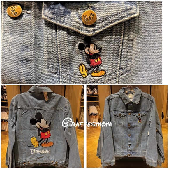 Disney | Jackets & Coats | Disneyland Mickey Mouse Denim Jacket | Poshmark